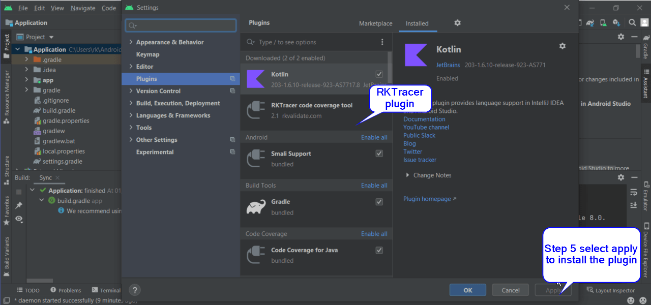Android Studio Code Coverage | RKVALIDATE