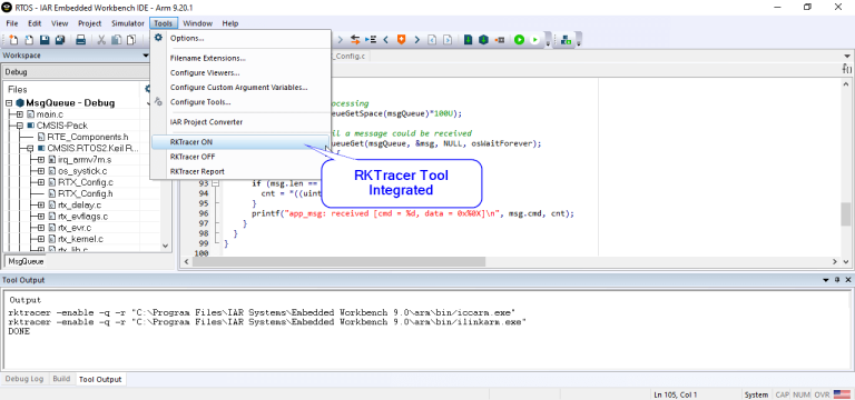 Code Coverage IAR Embedded Workbench IDE | RKVALIDATE