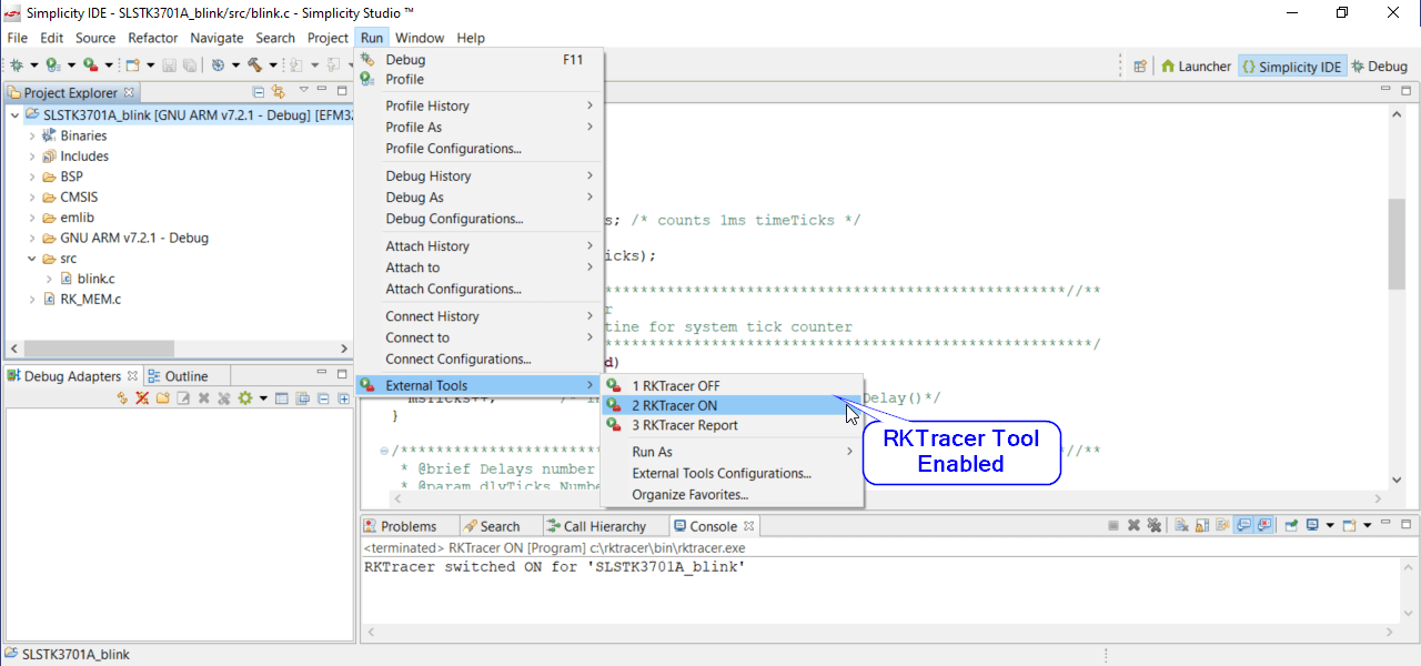 Code Coverage for Simplicity Studio | RKVALIDATE