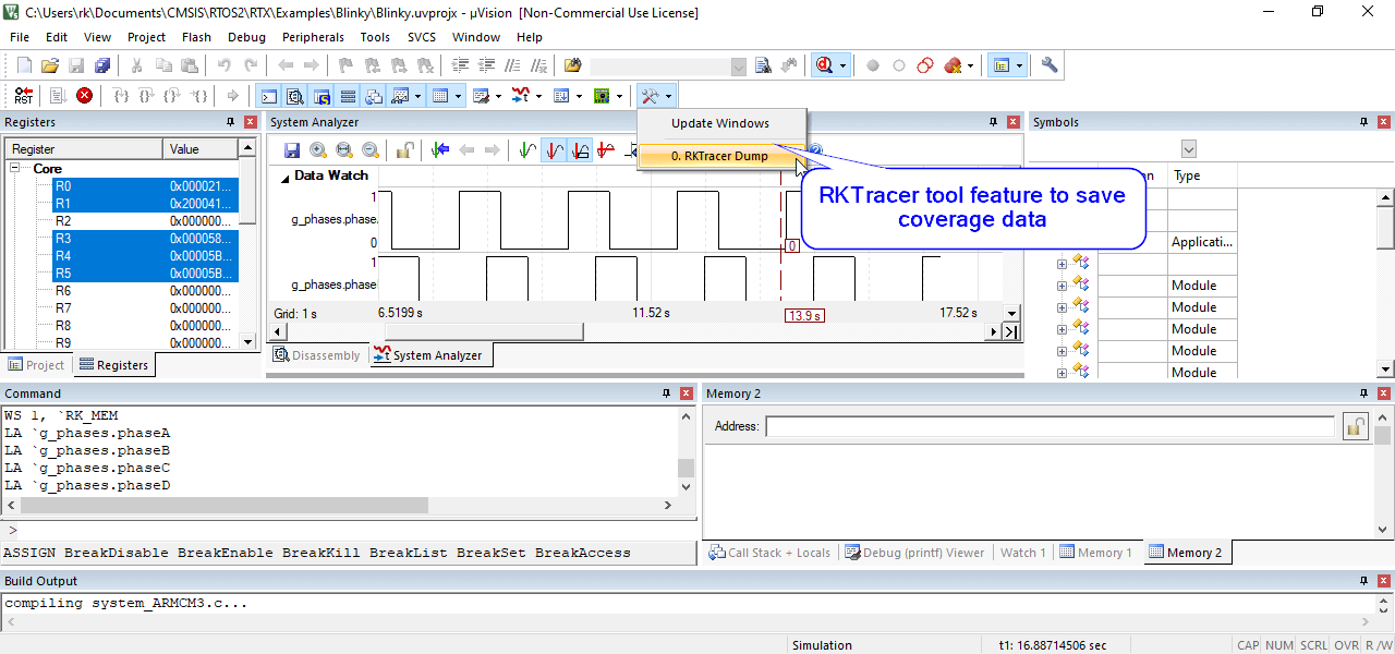 Code Coverage For Keil Uvision And Keil Mdk Arm Rkvalidate 2109